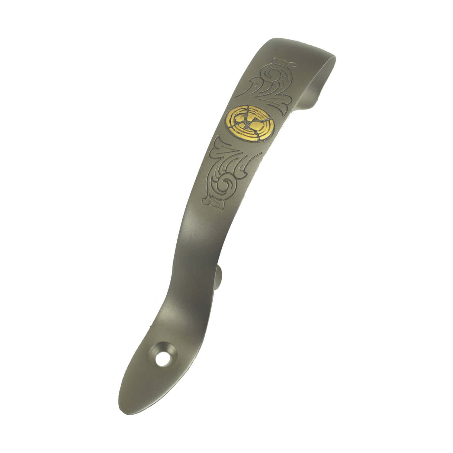 K-80, Trigger Guard, Nickel, Gold Broken Target | Krieghoff